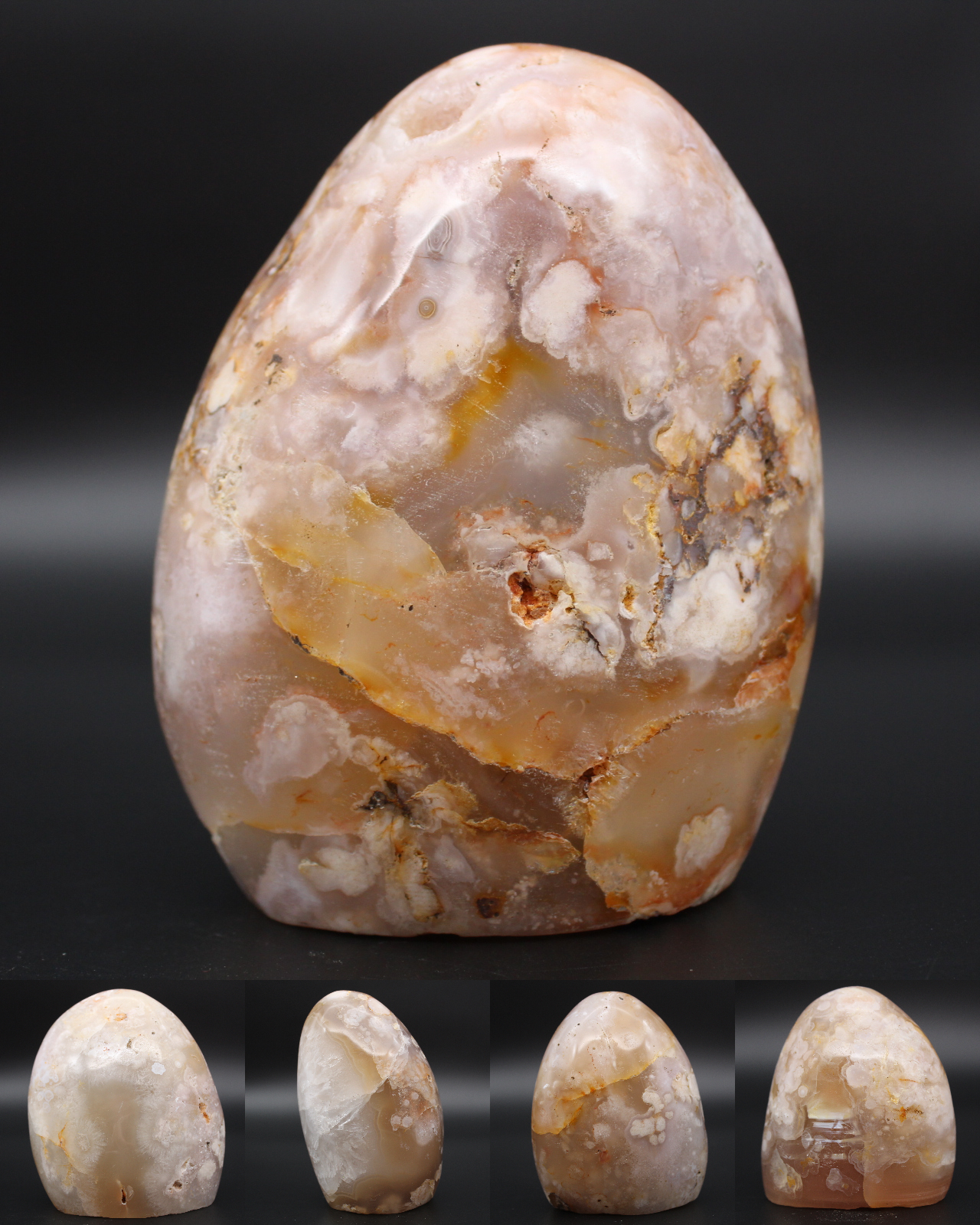 Sales of Agate flower free forms | Collection november 2021
